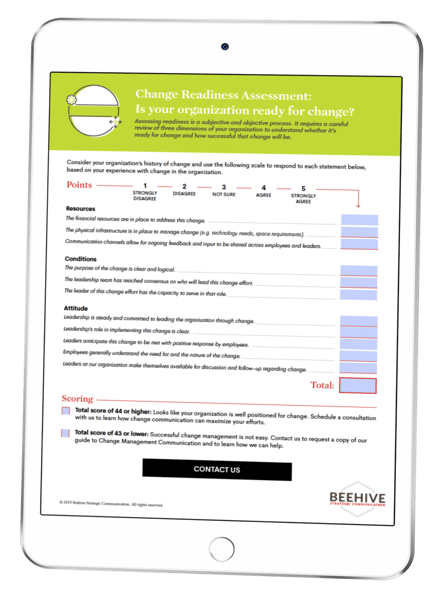Change Readiness Assessment